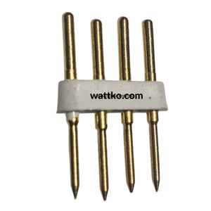 H 4 Pin Para Manguera NEON RGB 12 Mm Pines 127v Envío a todo México