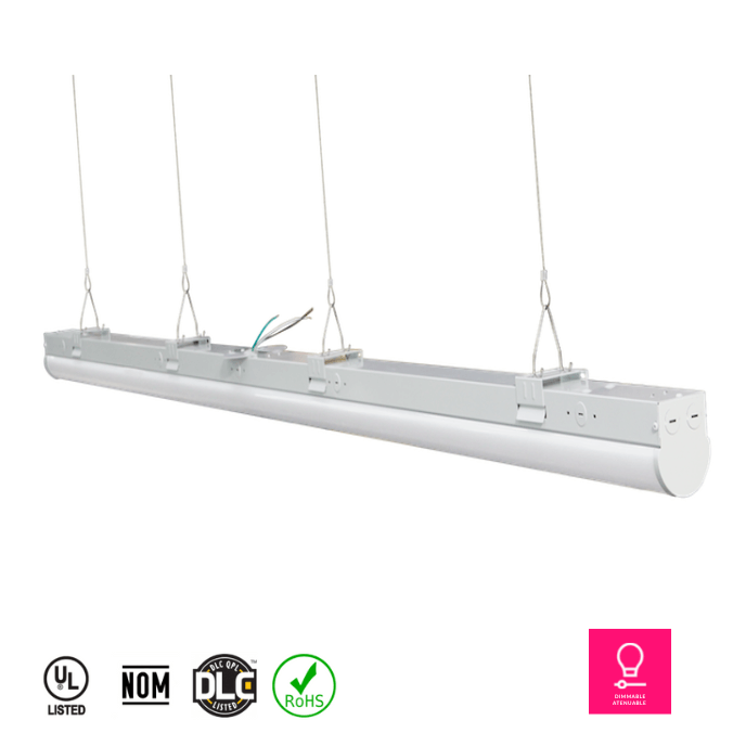 Luminaria lineal Colgante 40w para comercios que requieran luz de alta ...