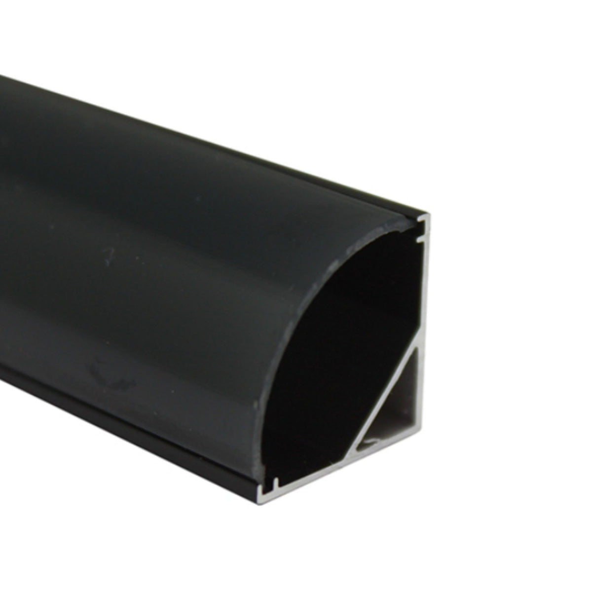 Perfil Esquinero Aluminio 121/B negro Sobreponer 15.8X15.8MM longitud ...